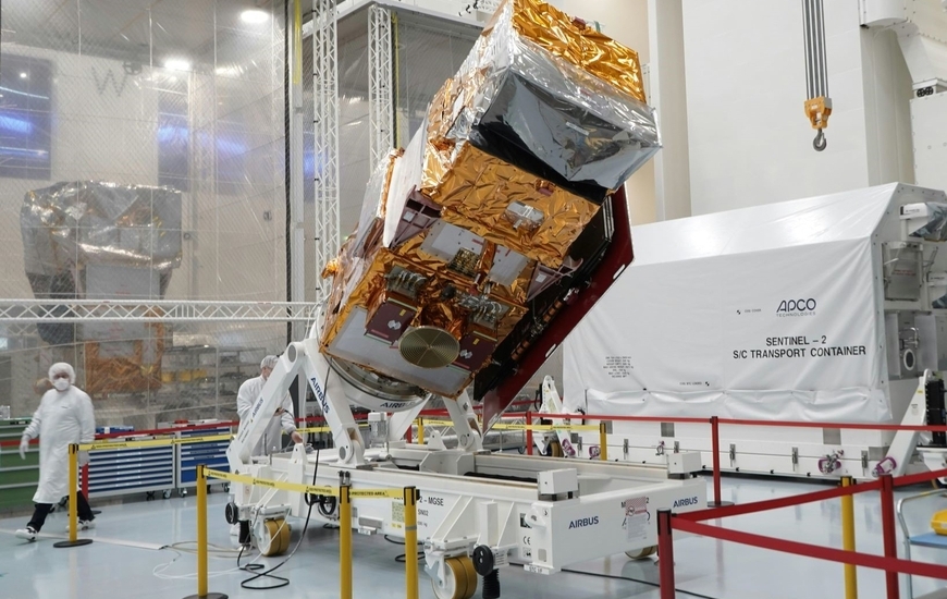 Copernicus Sentinel-2C climate satellite heading for launch site ...