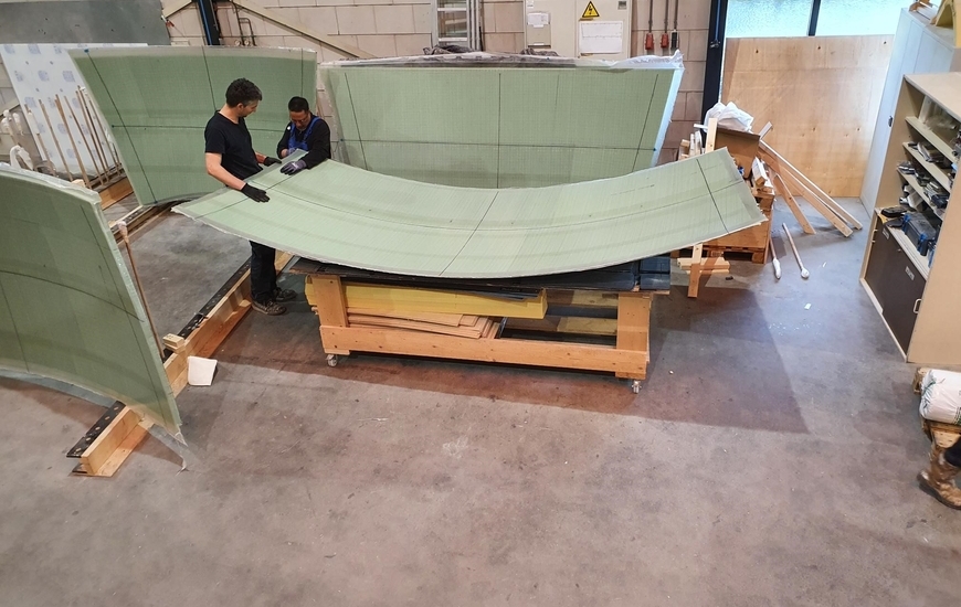 Curve Works and the modular builds of composite shell structures ...