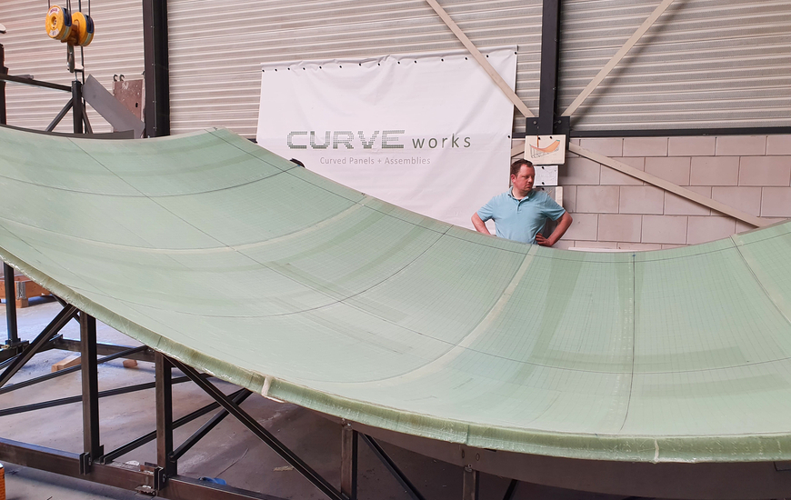 Curve Works and the modular builds of composite shell structures ...